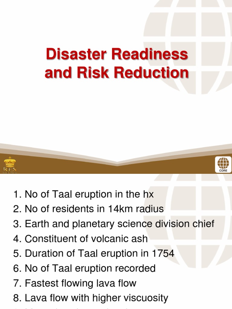 1 Basic Concept of Disaster and Disaster Risk | PDF | Hazards | Volcano