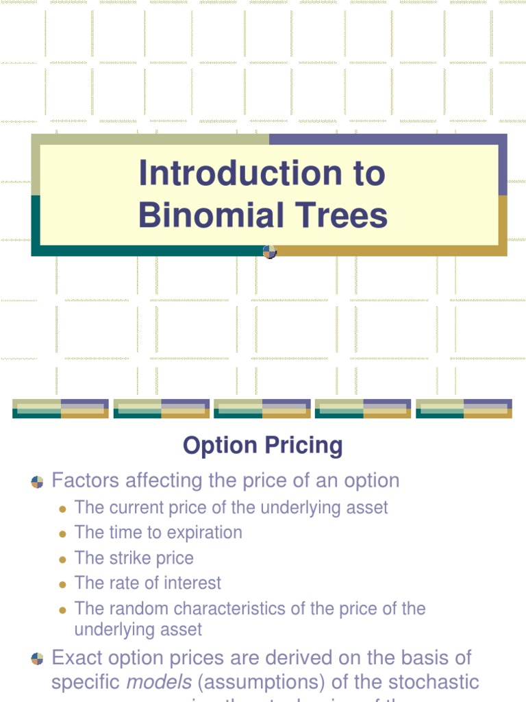7 Introduction To Binomial Trees | Download Free PDF | Option (Finance ...