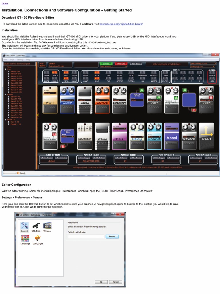 FX Floorboard Quick Start | PDF