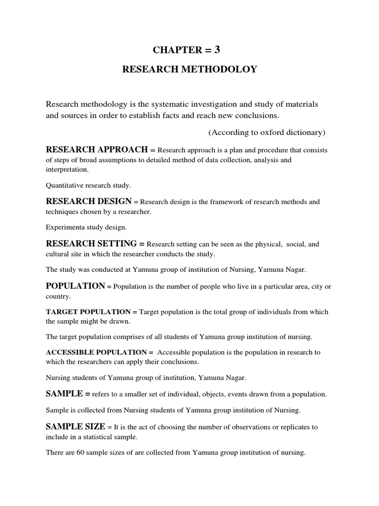 Research Methodology | PDF | Sampling (Statistics) | Data Analysis