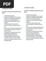 Toastmasters Member Commitment Pledge | PDF | Career & Growth | Sports ...
