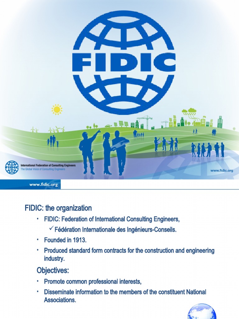 Global Voice of Consulting Engineers: An Overview of FIDIC's Role ...