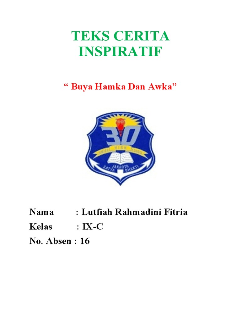 Kisah Inspiratif Buya Hamka | PDF Kisah Inspiratif Buya Hamka | PDF