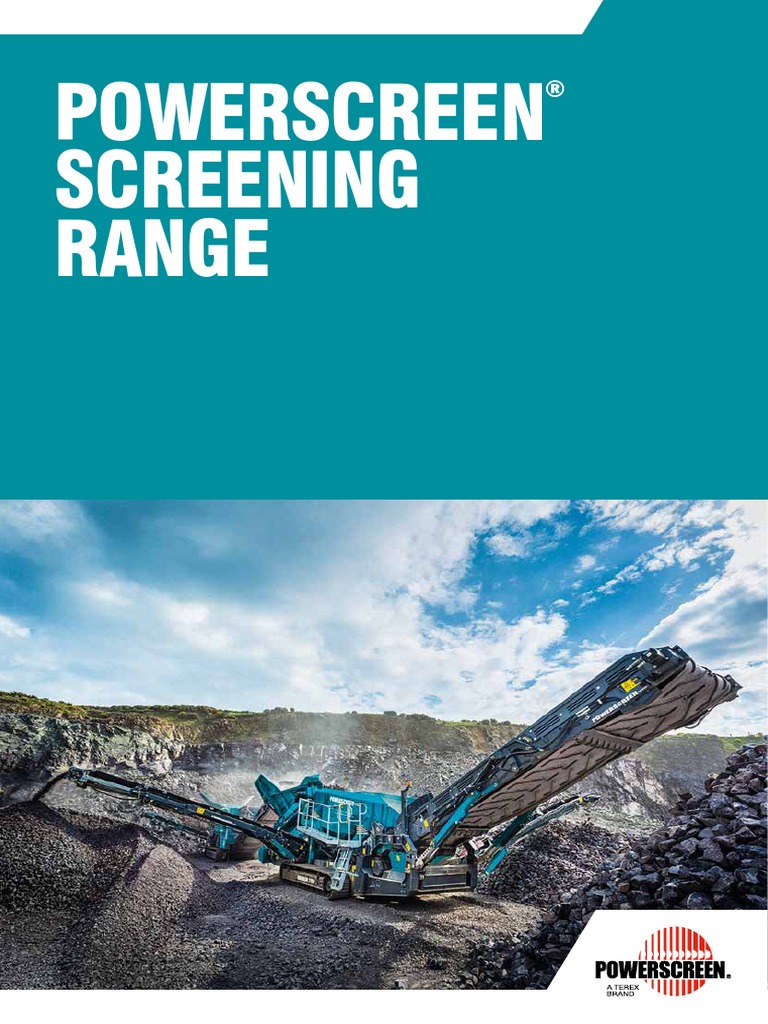 Powerscreen Screening Brochure 2015 en | PDF | Emission Standard | Engines