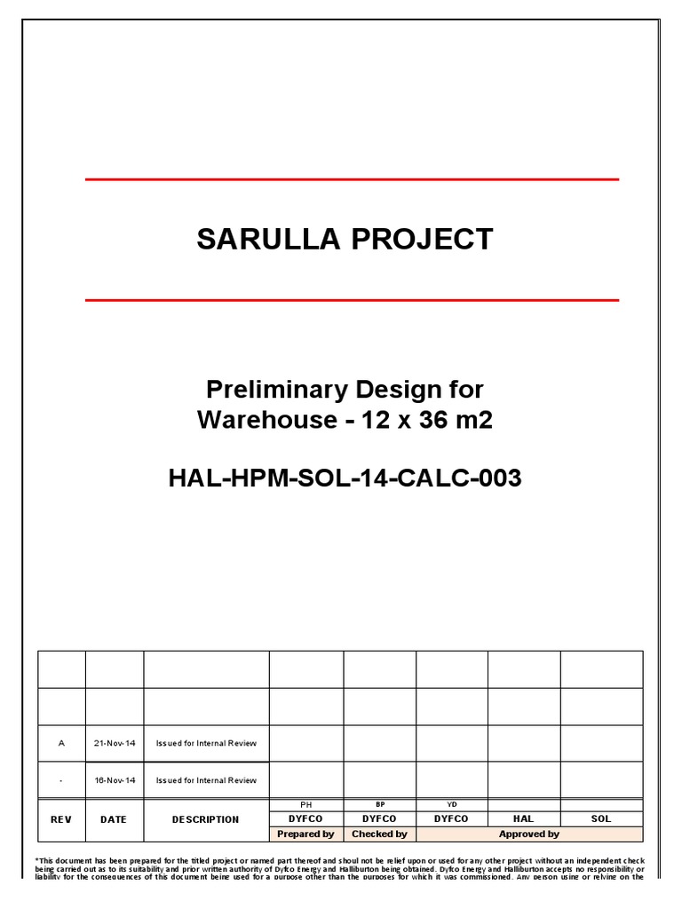 Warehouse R.12365 | PDF | Structural Analysis | Physics