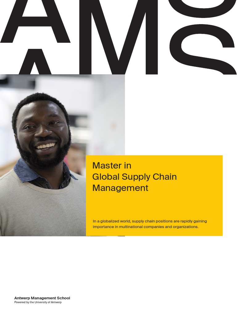 Antwarp-Belguim-Master of Global Supply Chain Management | PDF ...