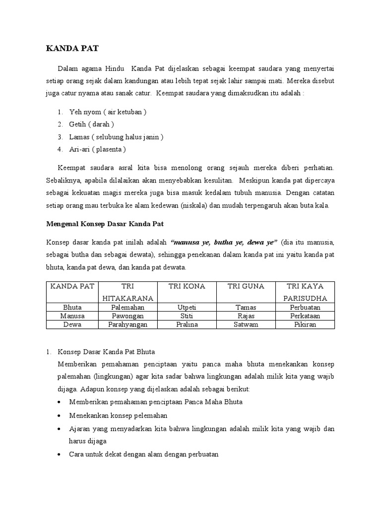 KANDA PAT Ilik | PDF