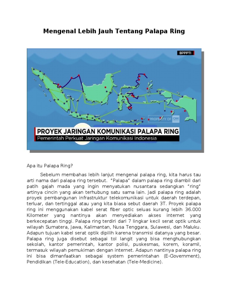 Mengenal Lebih Jauh Tentang Palapa Ring | PDF