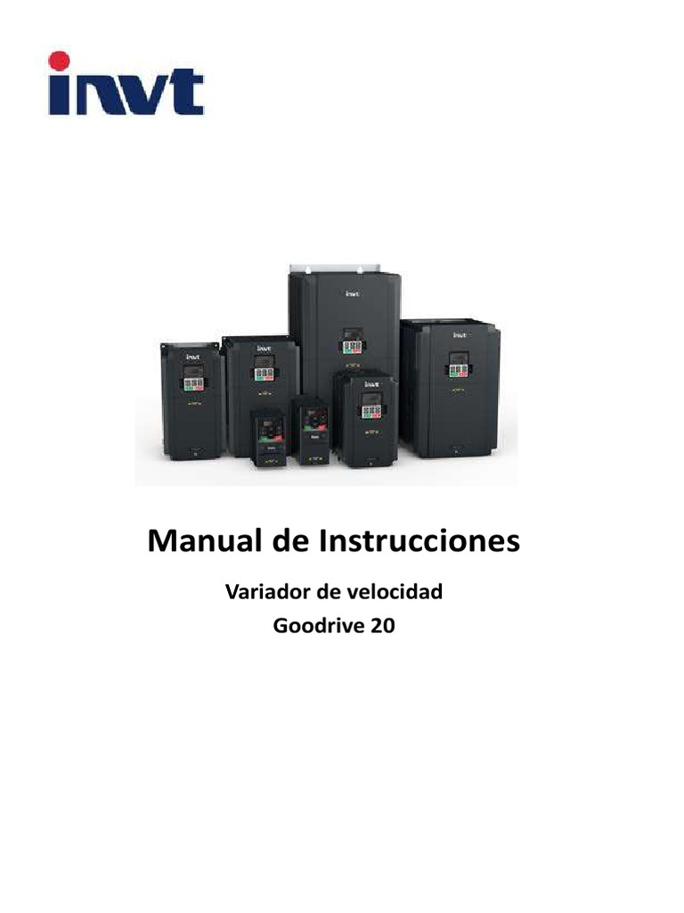 Manual-INVT ESPAÑOL GD20-V1.4.5 | PDF | Humedad relativa | Temperatura