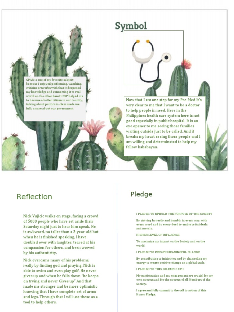 Ucsp Reflection | PDF
