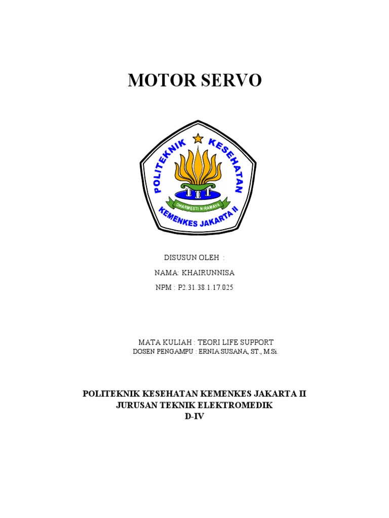 Pengertian dan Jenis Motor Servo | PDF | Griya & Taman | Teknologi ...