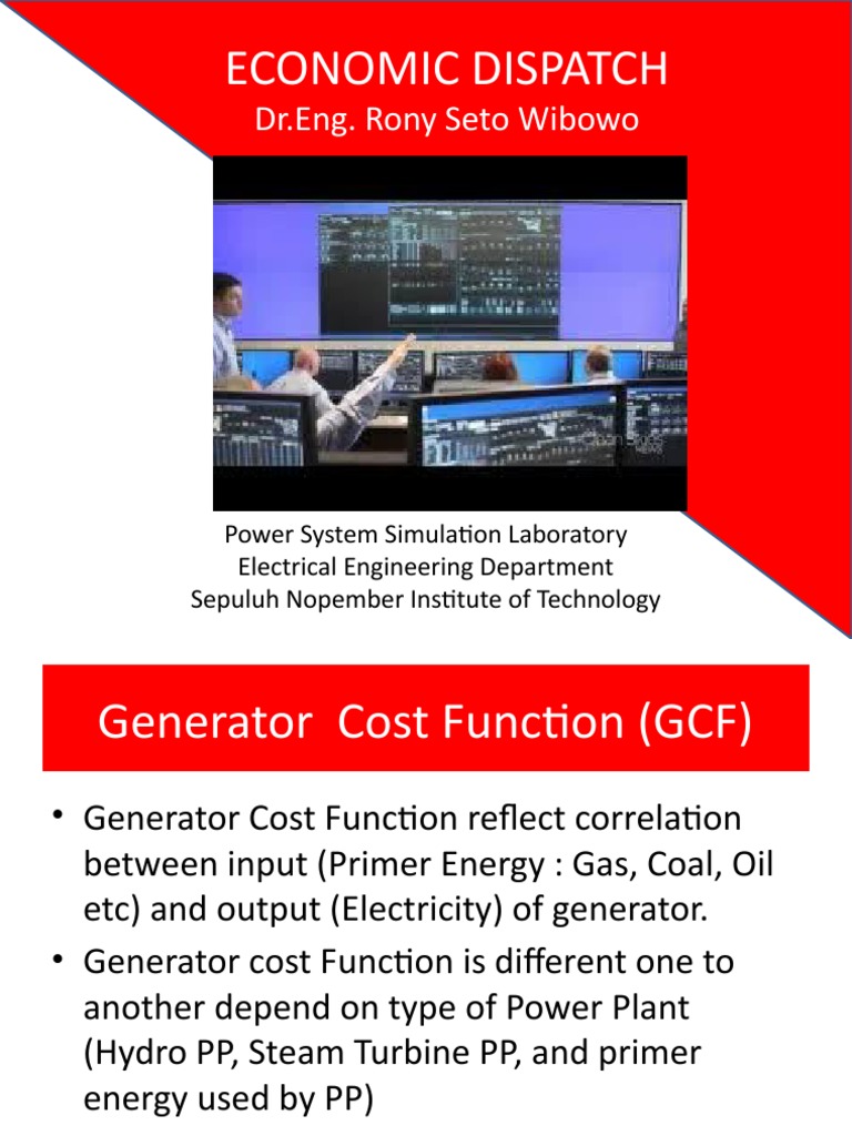 Economic Dispatch with Piecewise Costs | PDF | Electricity Generation ...