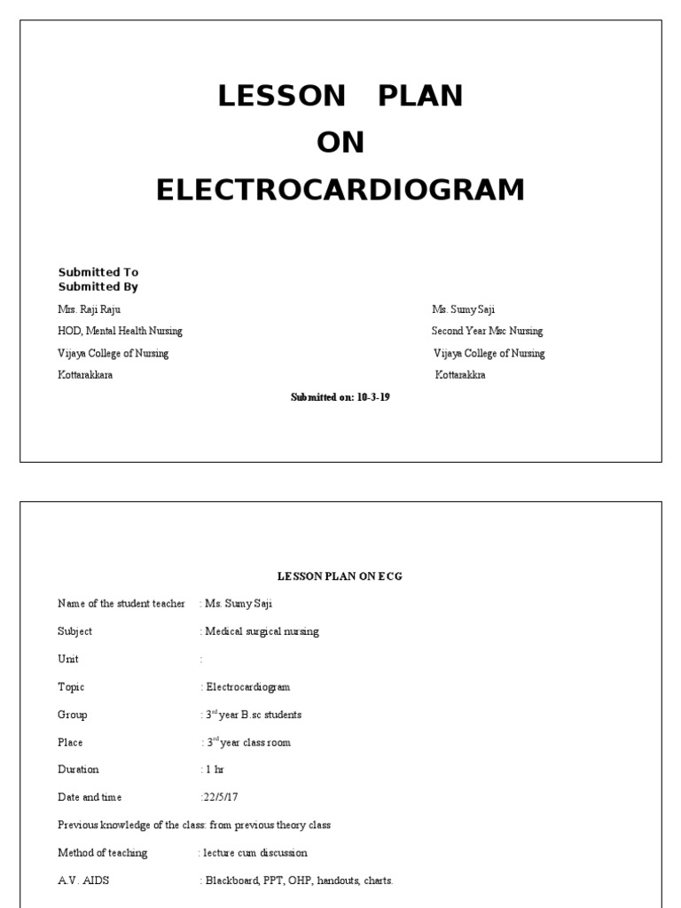 ECG Clinical Teaching | PDF | Electrocardiography | Cardiac Arrhythmia