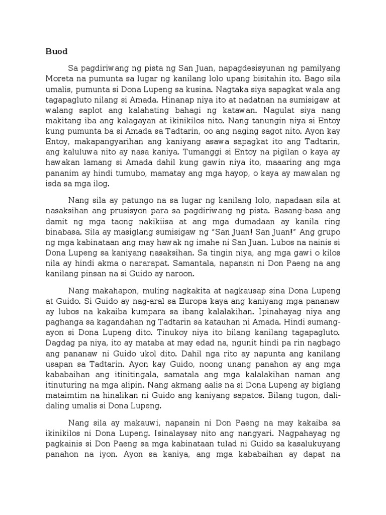Buod | PDF