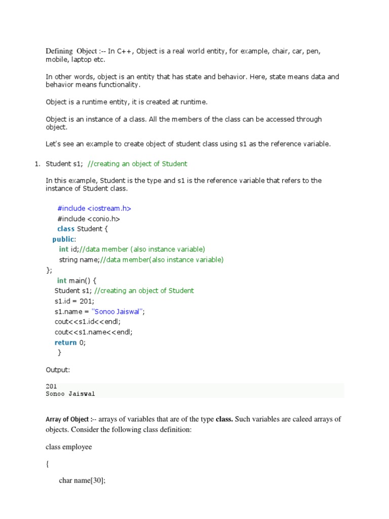 3rd Chapter Pdf Constructor Object Oriented Programming Programming