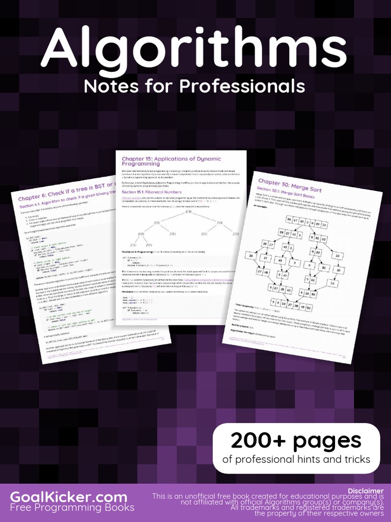 AlgorithmsNotesForProfessionals PDF | PDF | Time Complexity | Algorithms