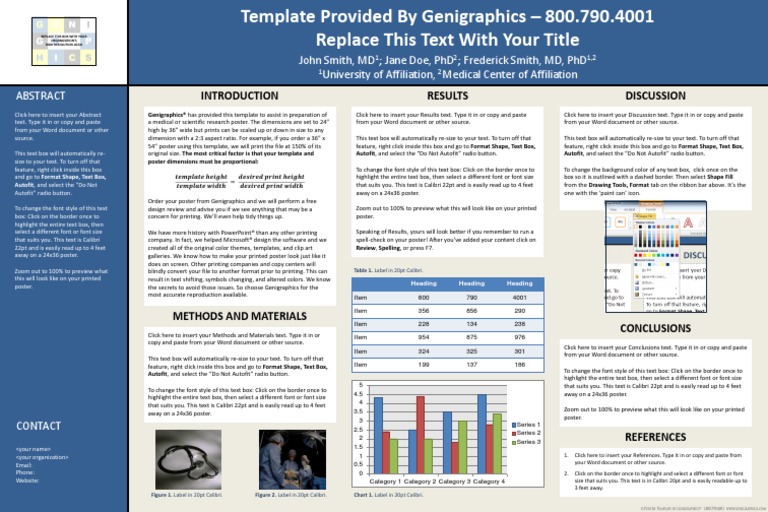 Genigraphics Poster Template Sidebar 24x36 | PDF | Writing | Communication