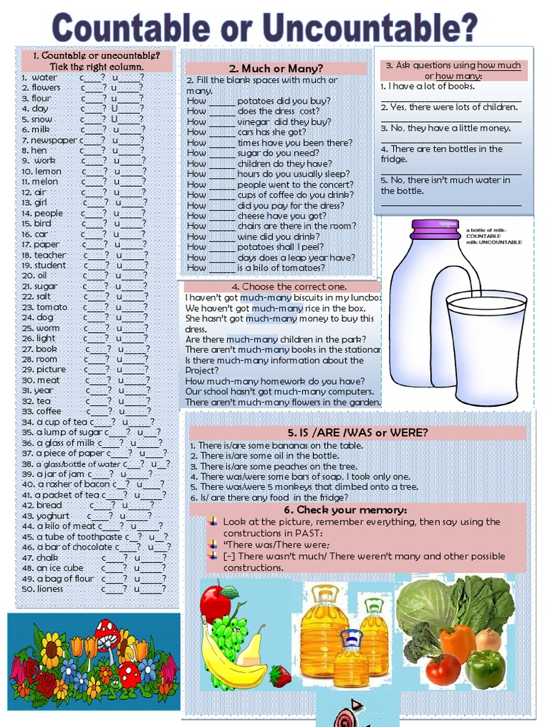 Unit 8 Countable - Uncountable Nouns | PDF | Food And Drink Preparation | Cuisine