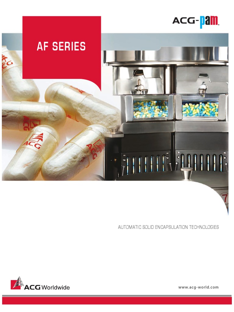 ACG Pam AF Series Capsule Solutions | PDF | Tablet (Pharmacy)
