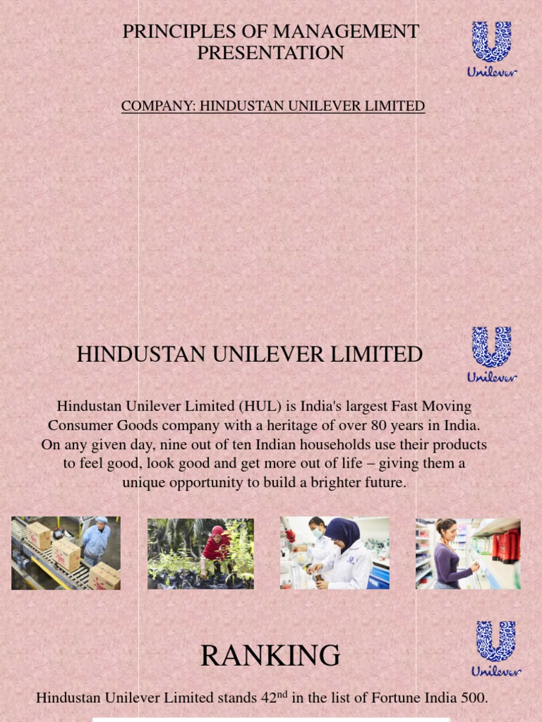 HUL Management Principles Overview | PDF | Employment | Leadership