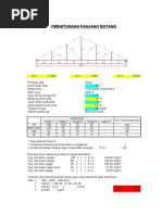Dimensi dan Jarak Reng Kayu Atap | PDF