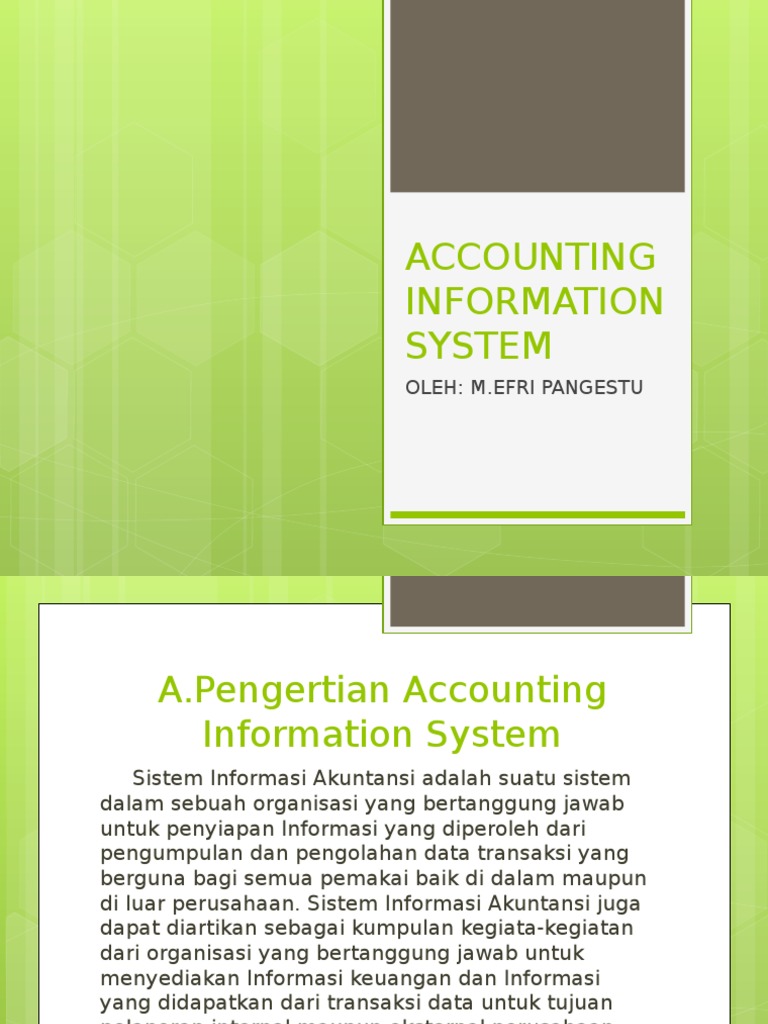 Accounting Information System | PDF
