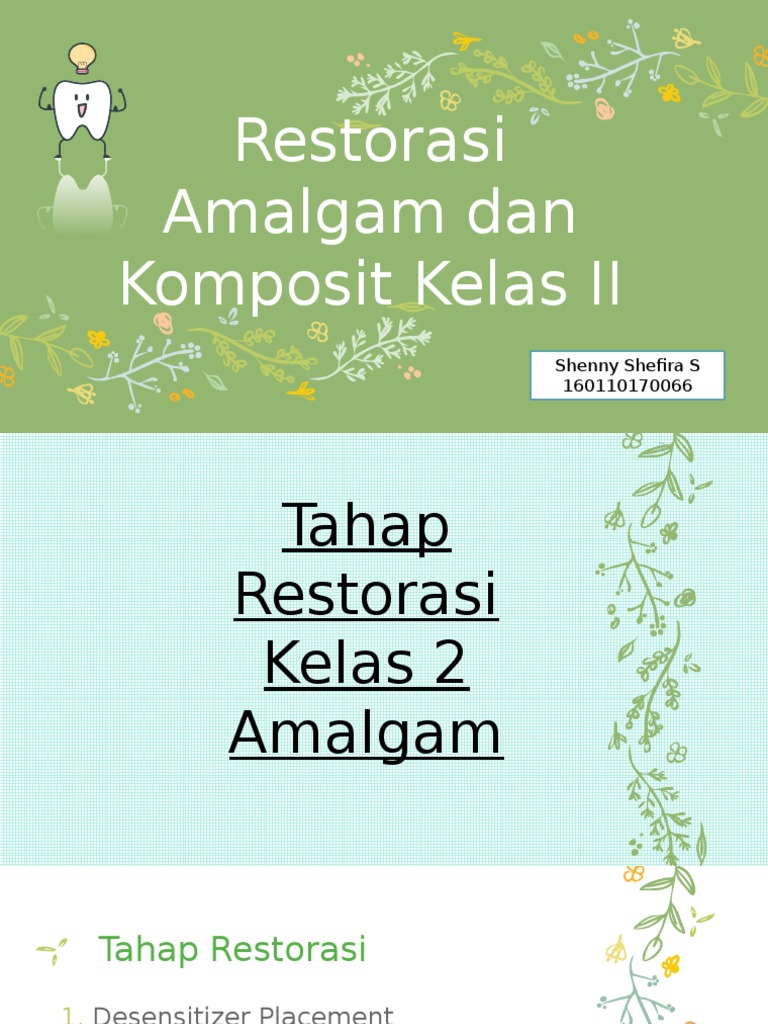 OD Restorasi Kelas 2 Shenny | PDF