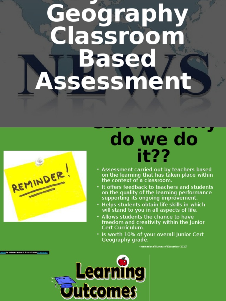 Junior Cert Geography CBA Guide | PDF | Teachers | Internet