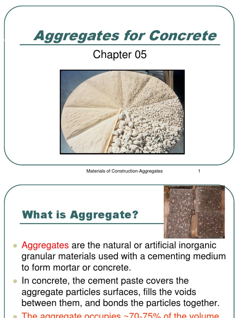 Aggregates | PDF | Construction Aggregate | Concrete