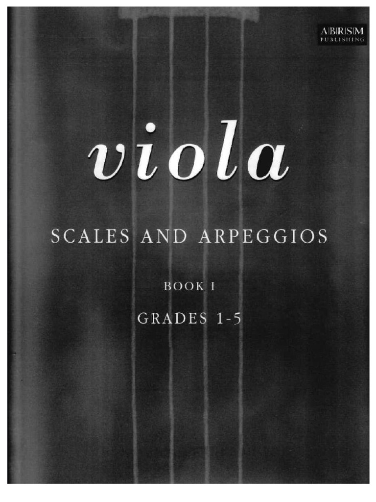 Abrsm Viola Scales and Arpeggios Book 1 Violapdf PDF | PDF