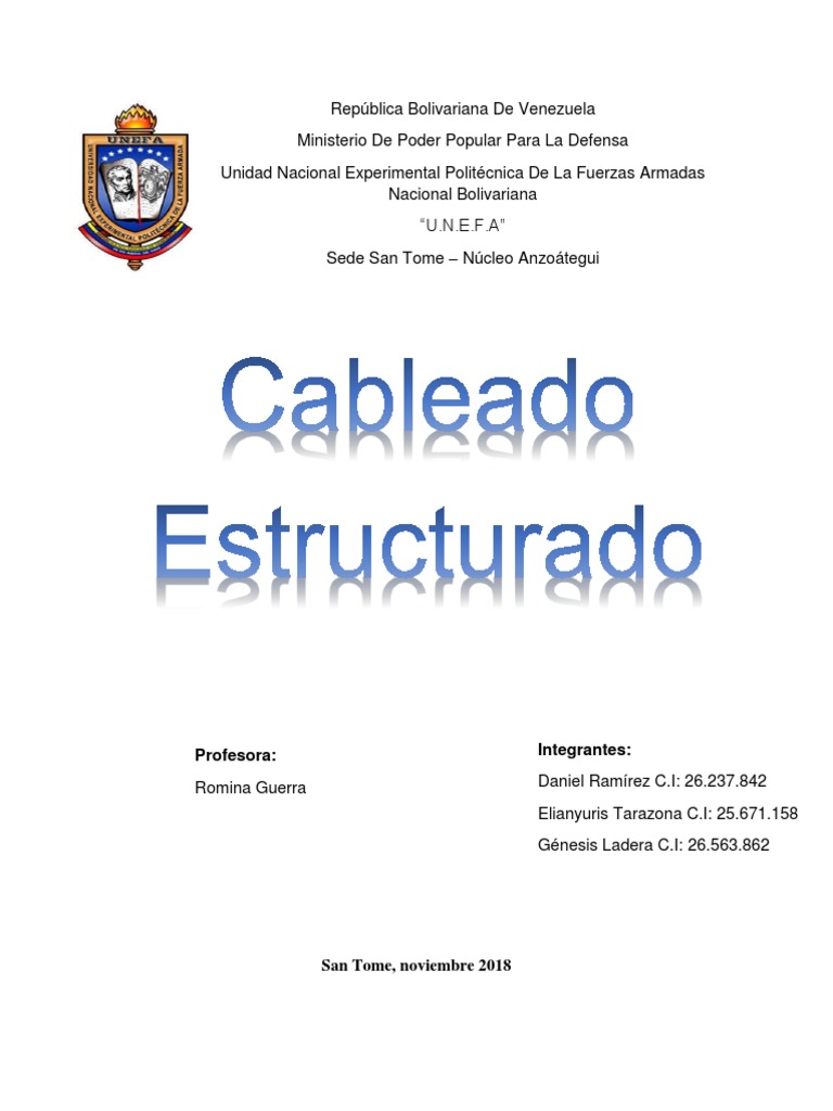 Proyecto de Redes Final | PDF | Electrónica | Telecomunicaciones