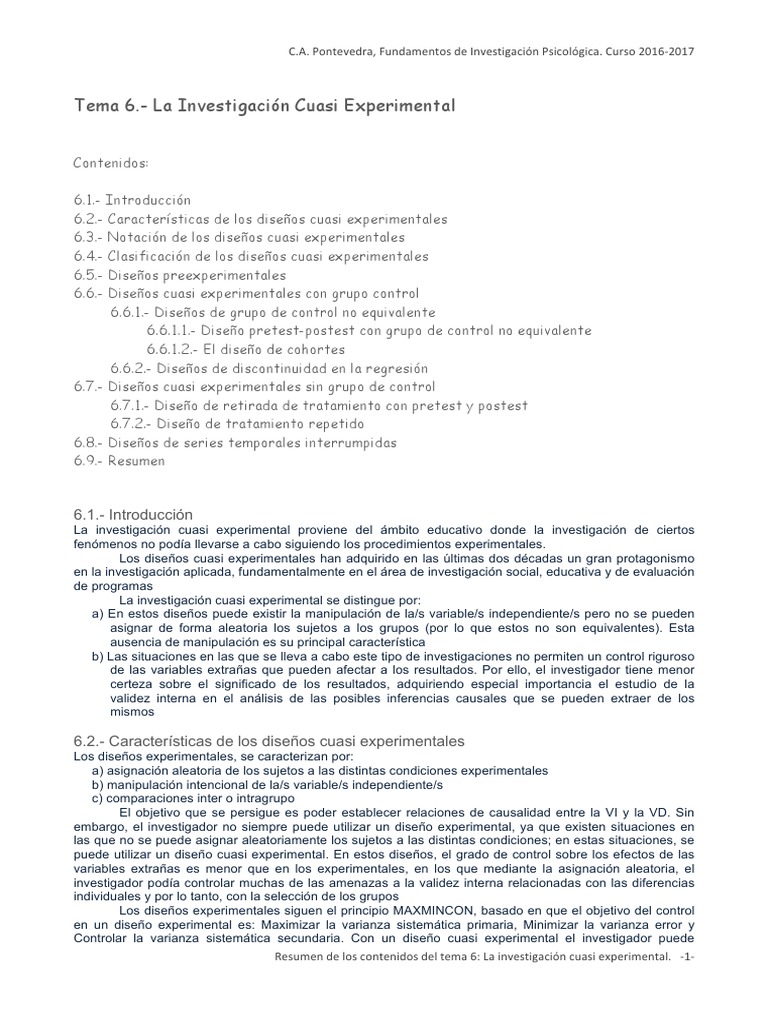 1 Resumen Contenidos Tema6 | PDF | Validez (Estadísticas) | Series de tiempo