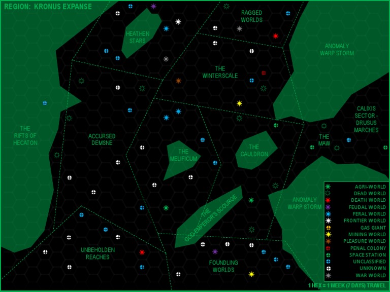 Kronus Expanse - Starmap | PDF