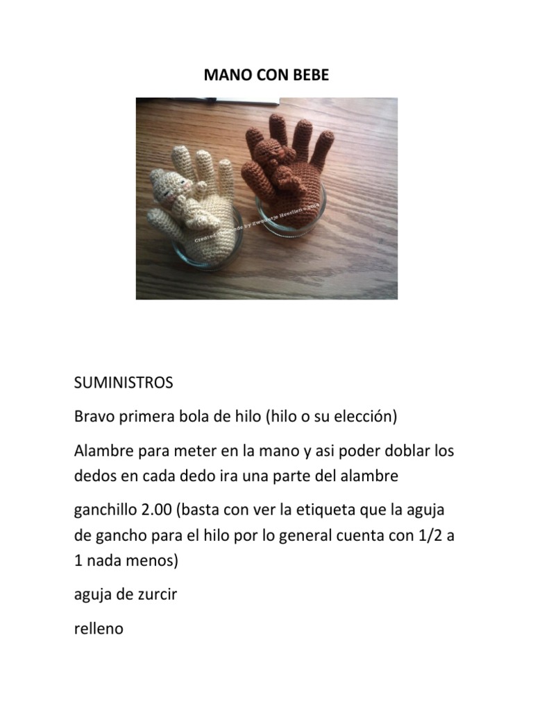 Cómo Tejer una Mano con Bebé | PDF | Deportes | Ocio