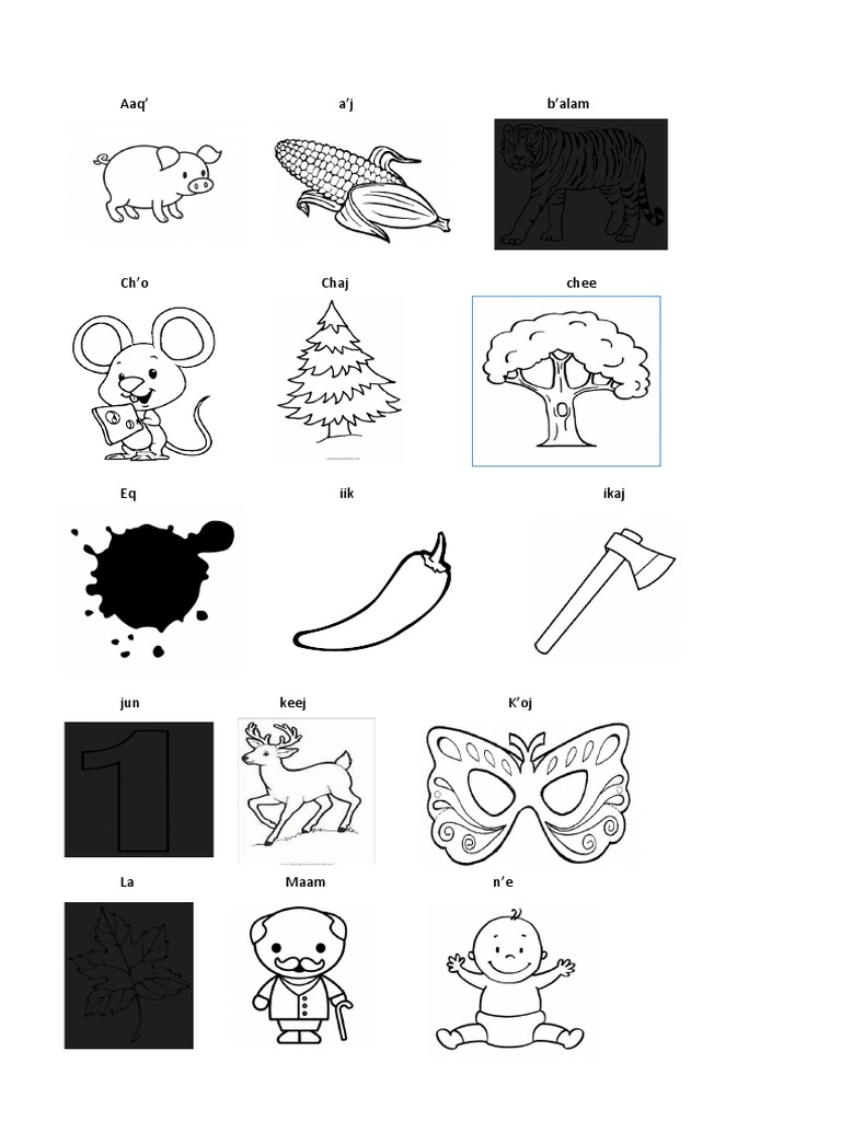 Alfabeto Achi Con Imagenes | PDF
