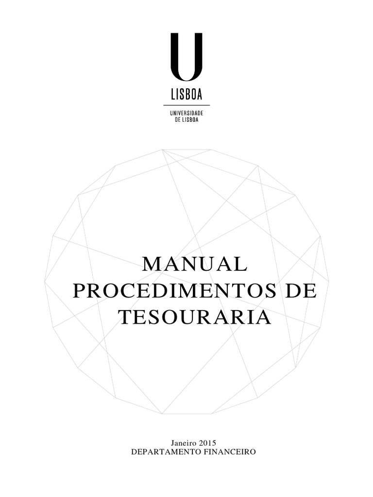 Manual Procedimentos de Tesouraria | PDF | Tesouro | Conta de transação Manual Procedimentos de Tesouraria | PDF | Tesouro | Conta de transação