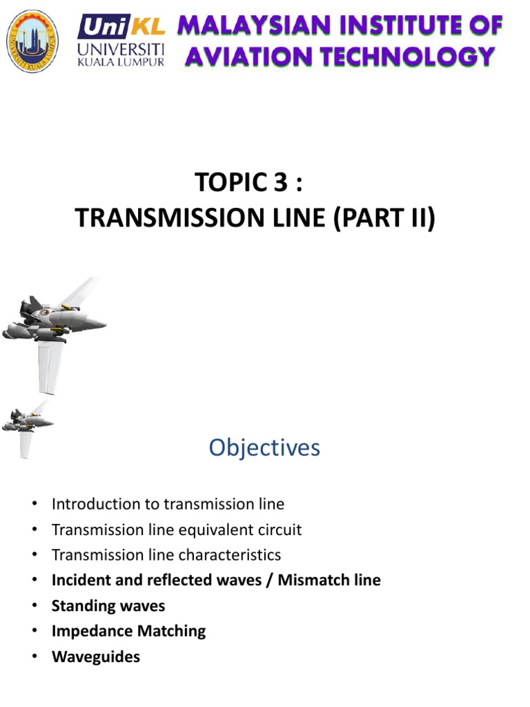 Topic 3 Transmission Lines Part II PDF | PDF | Transmission Line ...