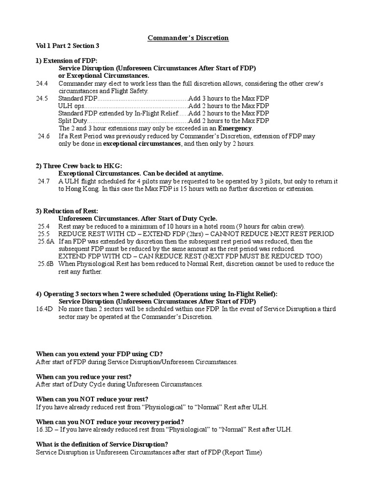 Commander's Discretion | PDF | Aviation Safety | Aviation