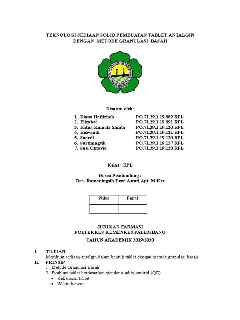 Teksol Tablet ANTALGIN | PDF