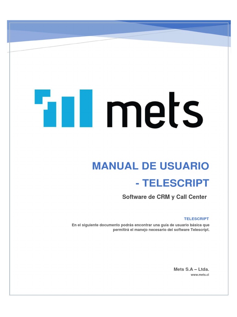 Manual Telescript | PDF | Centro de llamadas | Sistema operativo