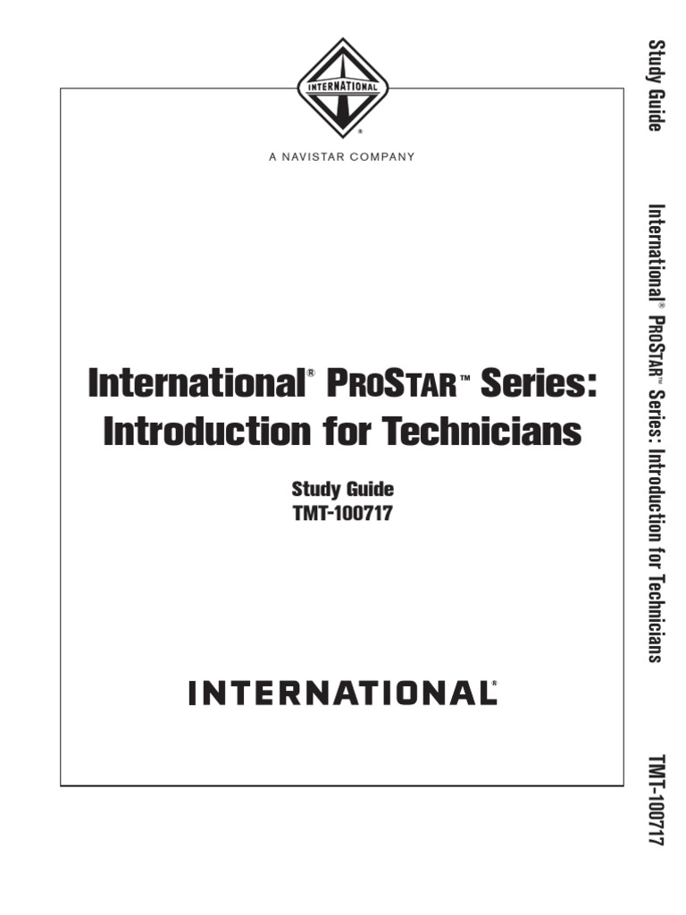 PROSTAR Intro Study Guide | PDF | Anti Lock Braking System | Truck