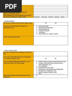 Induction Feedback Form | PDF