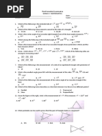 Grade 9 Math Third Quarter Examination | PDF | Rectangle | Elementary ...