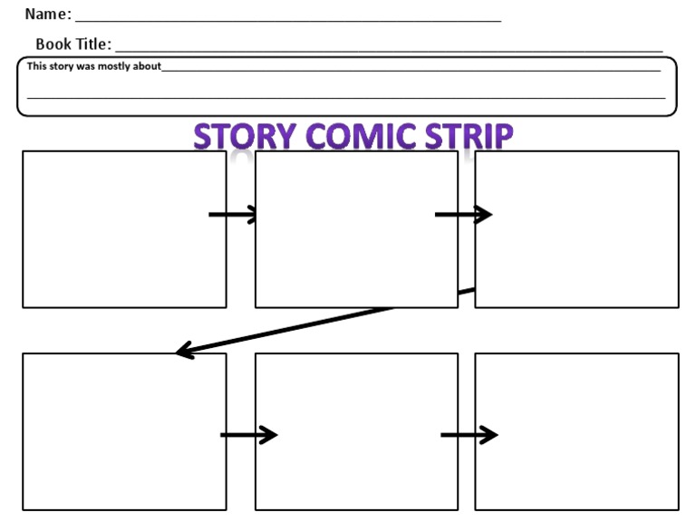 Template For Sequencing Comic Strip | PDF
