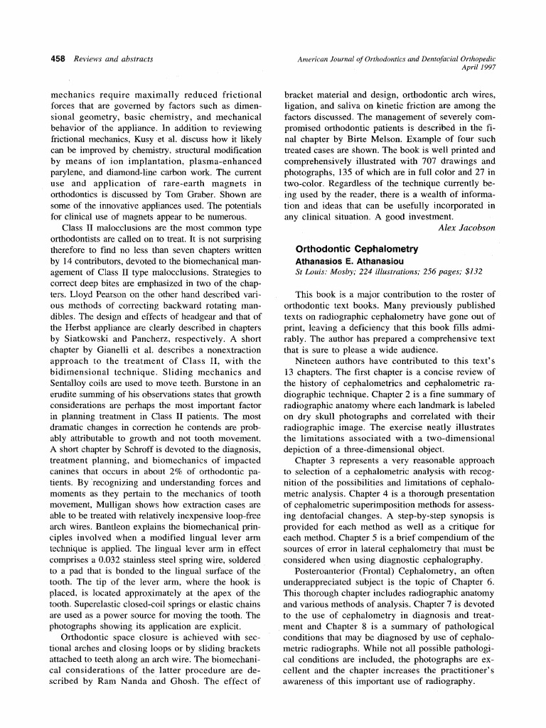 Vdocuments - MX - Orthodontic Cephalometry Athanasios e Athanasiou 1 ...