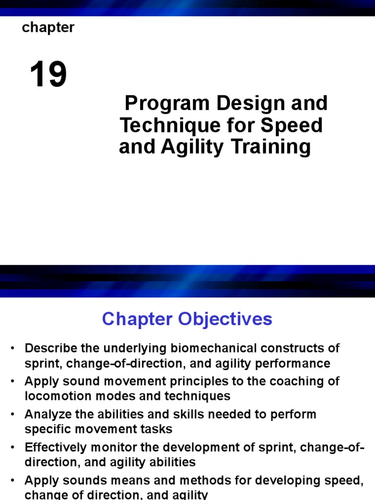 Chap19-Program Design and Technique For Speed and Agility Training ...
