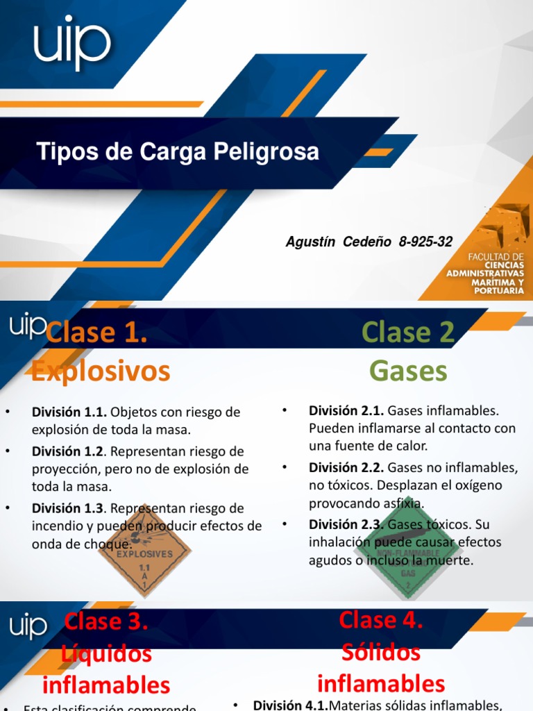 Clasificación de Cargas Peligrosas IMDG | PDF | Toxicidad | Ciencias ...