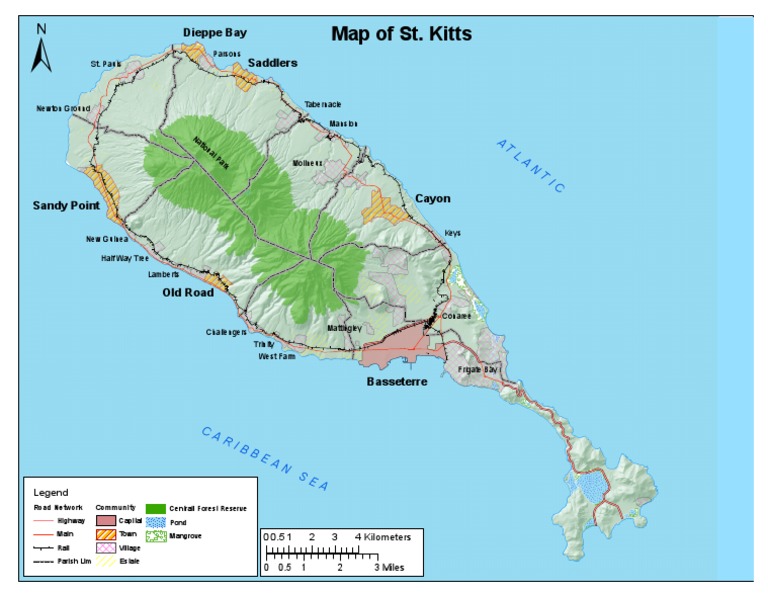 Map of St. Kitts | PDF