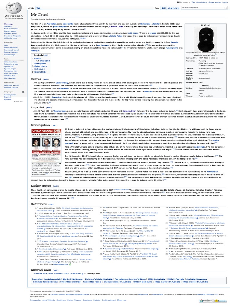 MR Cruel | PDF | Law Enforcement | Crime & Violence