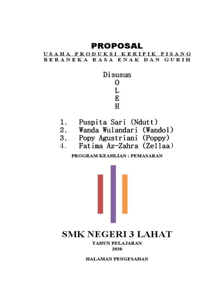 Proposal Usaha Keripik Bayam | PDF